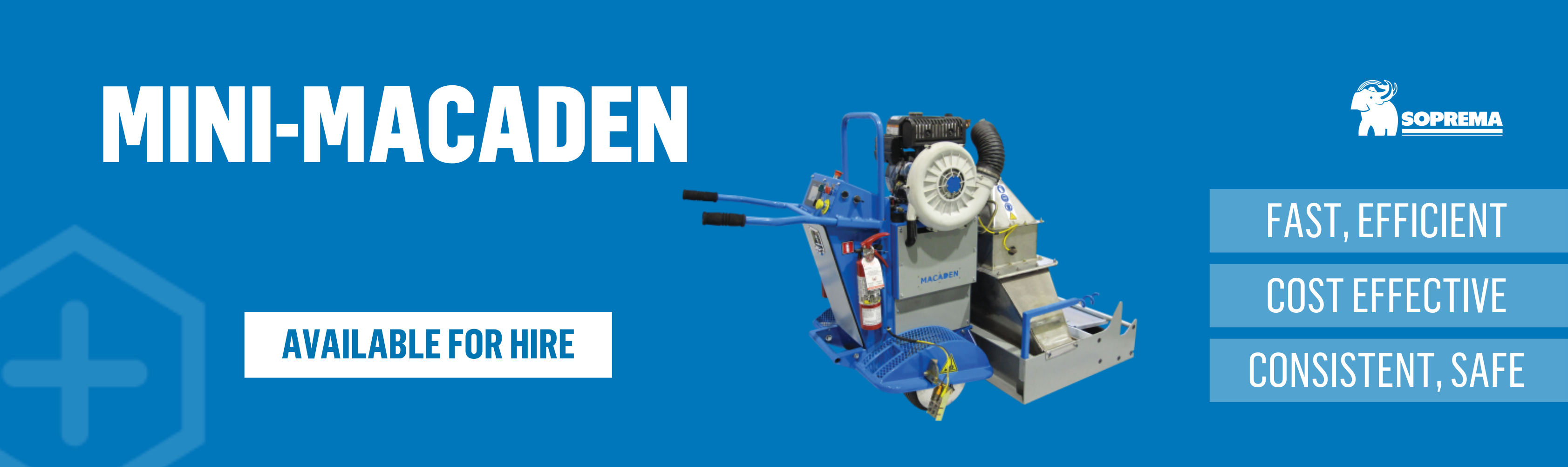 MINI-MACADEN: automatic installation of bituminous... | SOPREMA